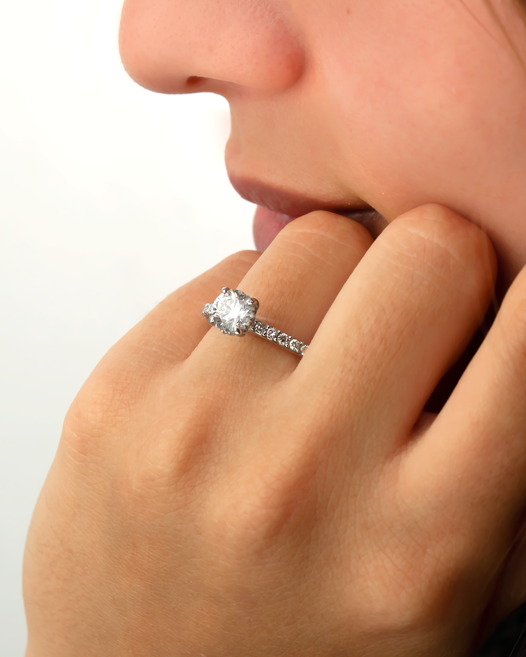 Anillo de compromiso Queen – 18jok